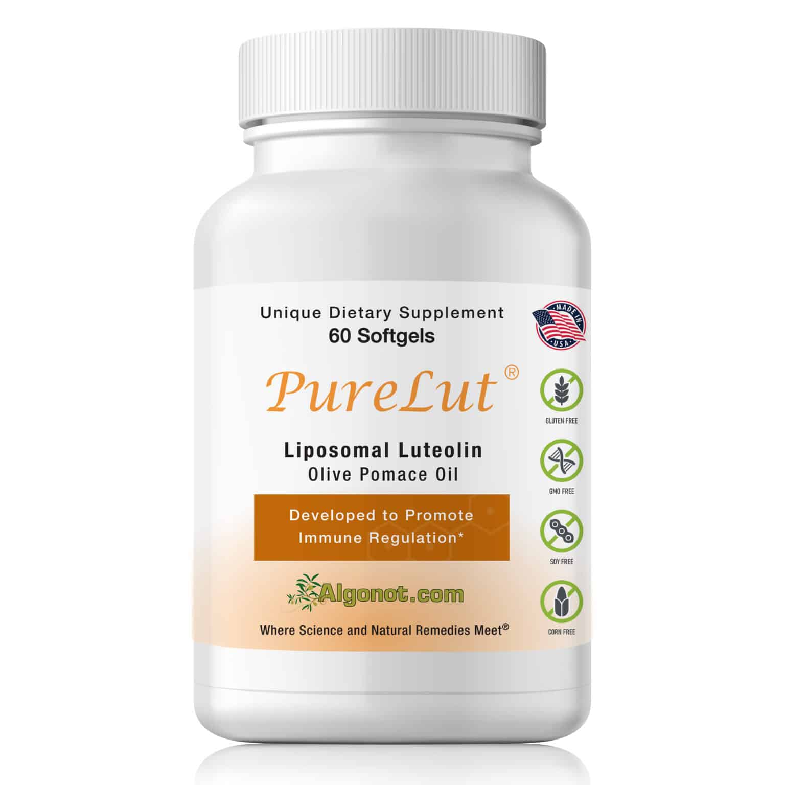 Natural Dietary Supplements developed by Algonot